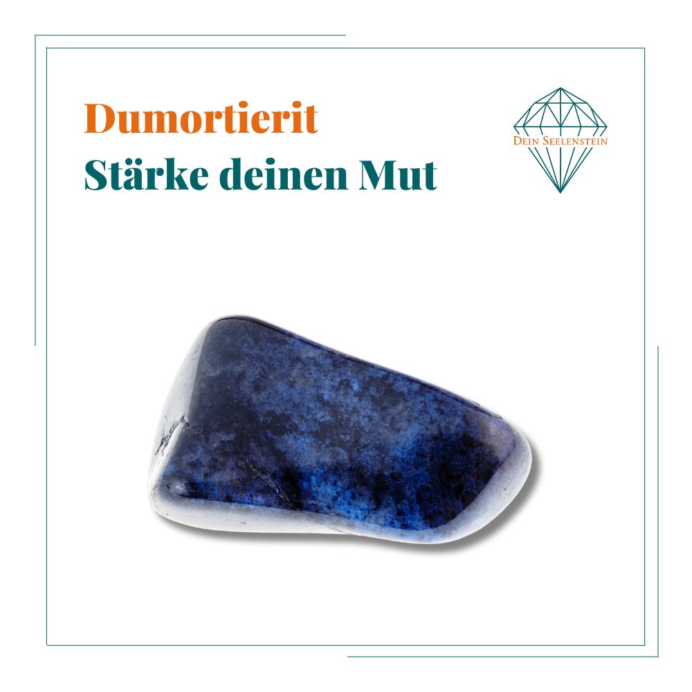Dumortierit Trommelstein | Heilsteine