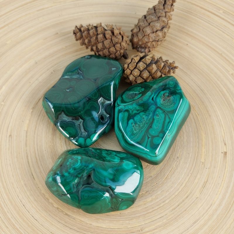 Heilstein Malachit Freiform