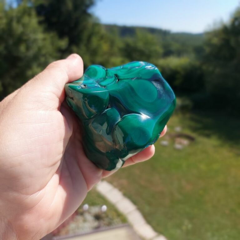 Heilstein Malachit Freiform