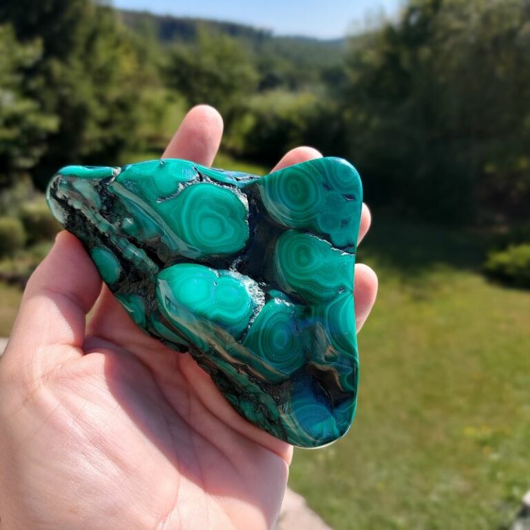 Heilstein Malachit Freiform