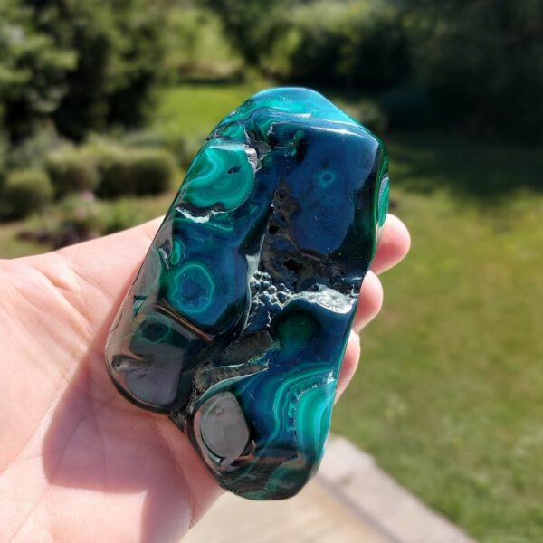 Heilstein Malachit Freiform