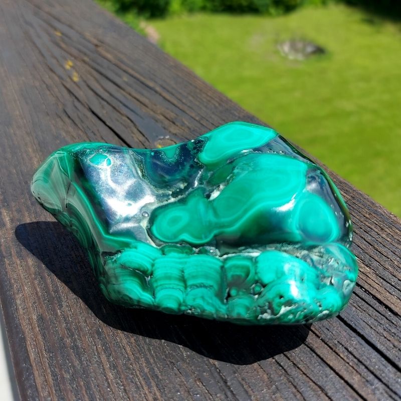 Heilstein Malachit Freiform