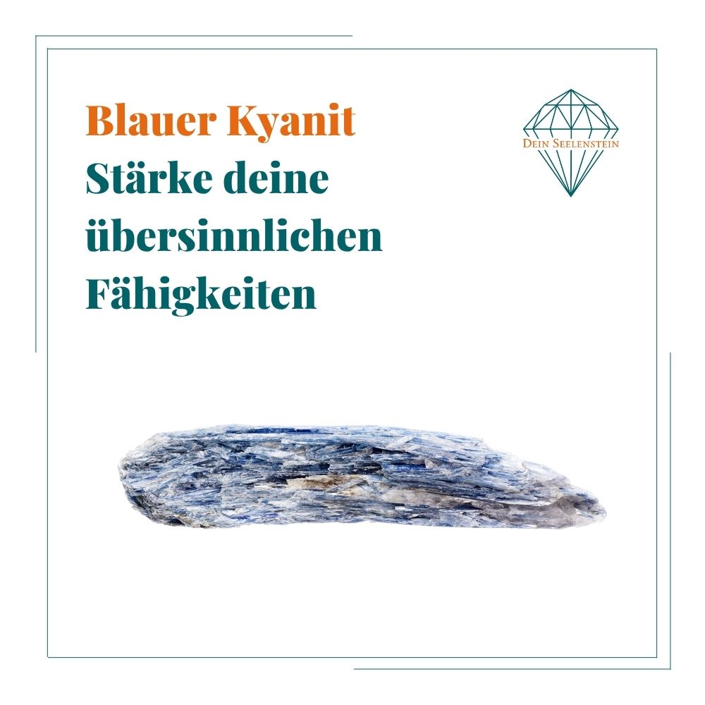 Heilsteine blauer Kyanit Rohstein